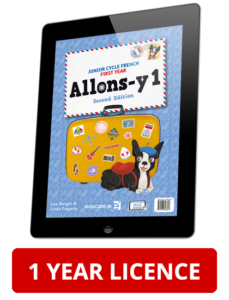 Allons-y 1 (2nd edition) – (ebook only 1 year) – educate.ie