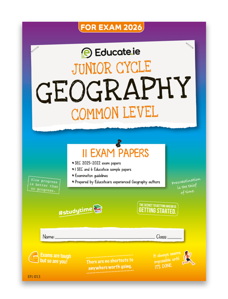 2026 Geography Junior Cycle Exam Papers Common Level – educate.ie
