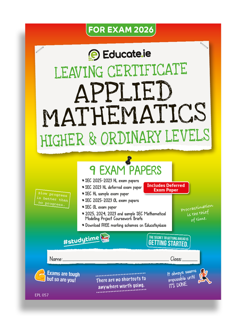 2026 Applied Mathematics Leaving Cert Exam Papers – Higher & Ordinary Level – educate.ie
