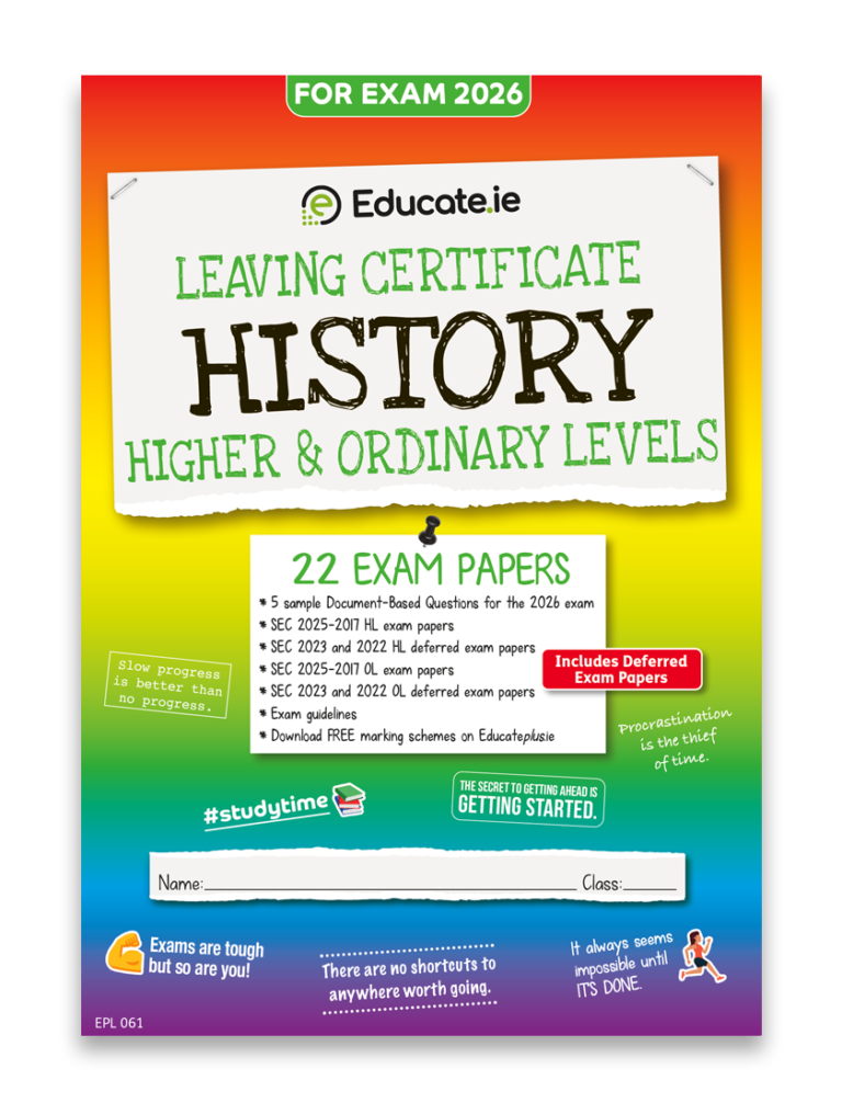 2026 History Leaving Cert Exam Papers – Higher & Ordinary Level – educate.ie